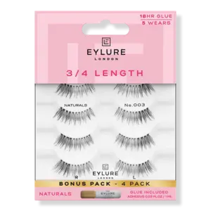 EYLURE 3/4 Length Naturals Accent No. 003 Eyelashes Multipack - One-color