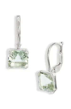 Anzie Harper Drop Earrings - Light Green
