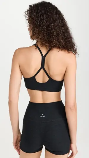 Beyond Yoga Spacedye Slim Racerback Bra - Darkest Night