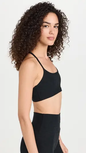 Beyond Yoga Spacedye Slim Racerback Bra - Darkest Night