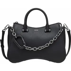 Dkny Adria Satchel - Black/gunmetal
