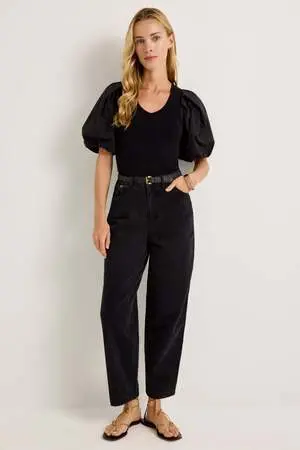 MARIE OLIVER Shayna Top - Black