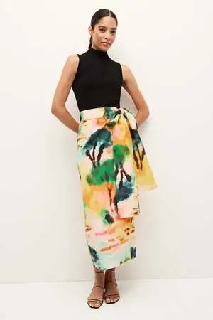 MARIE OLIVER Georgina Printed Wrap Skirt