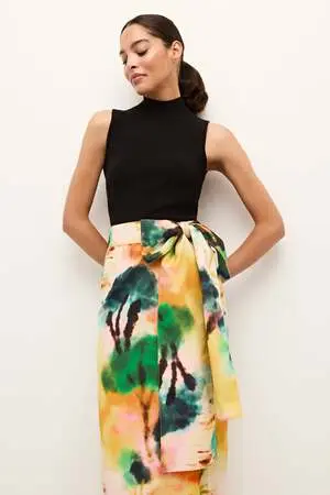 MARIE OLIVER Georgina Printed Wrap Skirt