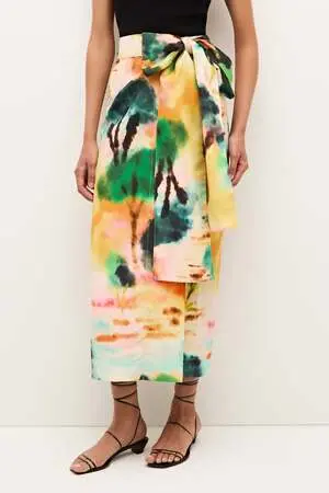 MARIE OLIVER Georgina Printed Wrap Skirt