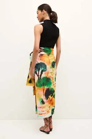 MARIE OLIVER Georgina Printed Wrap Skirt