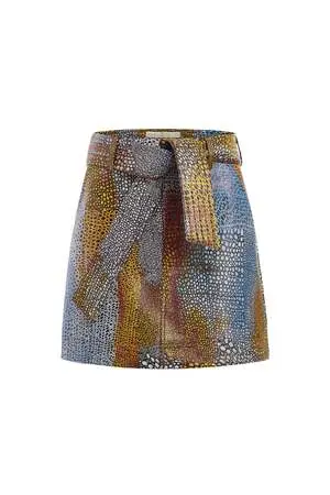 MARIE OLIVER Vallie Mini Skirt - Komodo