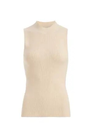 MARIE OLIVER Mazie Knit Top - Macadamia