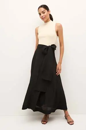 MARIE OLIVER Estine Wrap Skirt - Black