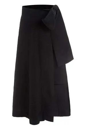 MARIE OLIVER Estine Wrap Skirt - Black