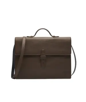 Brioni Grained Leather Briefcase