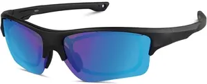 Zenni Sporty Aviator Full Rim Frame - Black