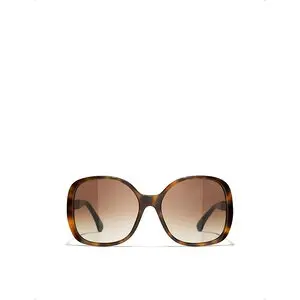 Chanel Square-frame Sunglasses - Pink