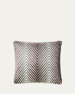 Missoni Ziggy Cushion, 16" Square - Violet Multicolor