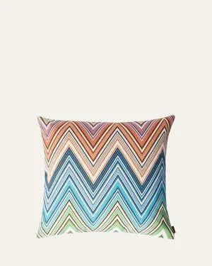 Missoni Kew Chevron Decorative Cushion - Green Multicolor