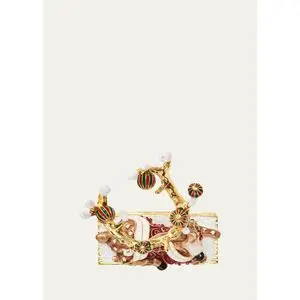 KIM SEYBERT Blitzen Christmas Napkin Rings, Set Of 4