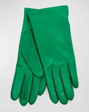Portolano Portolano Napa Leather Gloves Bottle Green