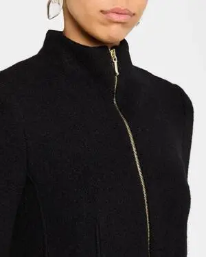 Giorgio Armani Cashmere-blend Knit Jacket - Black