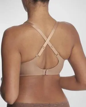 Natori Comfort Evolution Memory Foam Lace Bra - Buff