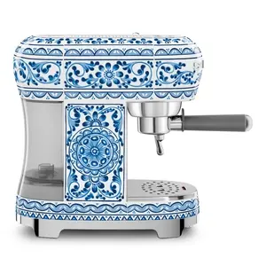 SMEG Dolce & Gabbana 50's Retro Style Aesthetic Blu Mediterraneo Espresso Coffee Machine