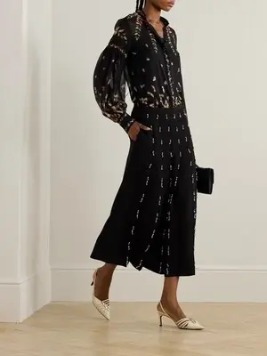 Erdem Print Silk-chiffon Blouse