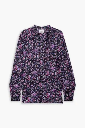 MARANT ETOILE Mexika Printed Cotton-voile Blouse