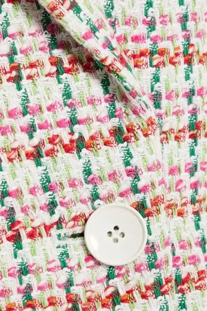 Derek Lam 10 Crosby Kyle Cropped Tweed Blazer