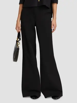 L'Agence Pilar Mid-rise Flare Trousers