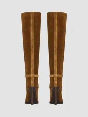 Saint Laurent Diane Boots In Suede