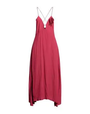 MANILA GRACE Asymmetric Maxi Dress - Pink