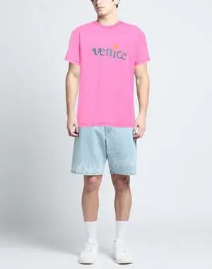 ERL T-shirt Size Cotton, Linen