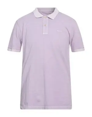 Gant Man Polo Shirt Magenta Size M Cotton Purple