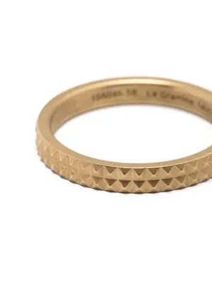Le Gramme 18kt Yellow Guilloché Ring