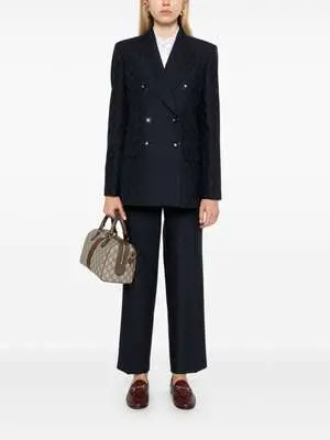 Gucci Gg Jacquard Wool Blazer