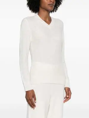 Fabiana Filippi Sequinned Sweater - White