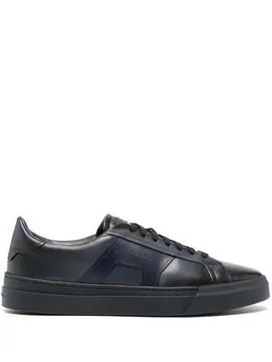 Santoni Debossed Logo Sneakers - Blue