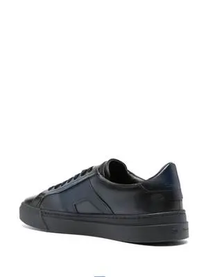 Santoni Debossed Logo Sneakers - Blue
