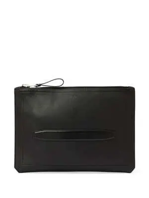 TOM FORD Grained-texture Clutch - Black