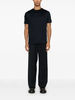 Giorgio Armani Logo-embroidered T-shirt
