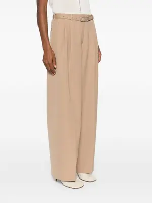 JIL SANDER Belted Wide Leg Trousers