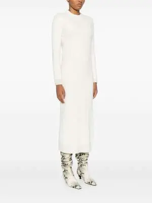 JIL SANDER Layered Wool Midi Dress