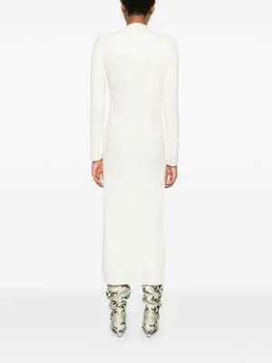 JIL SANDER Layered Wool Midi Dress