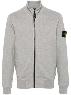 Stone Island Cotton Fleece Sweatshirt - Grey