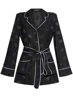 Dolce & Gabbana Dna Satin Jacquard Shirt