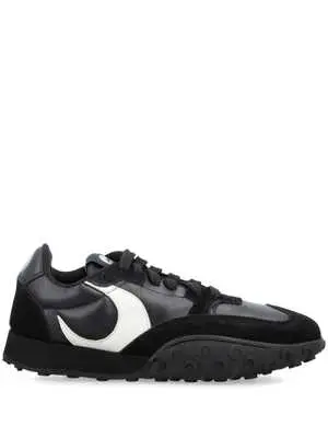 MARINE SERRE Leather And Suede "ms Rise" Sneakers