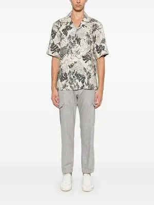 Eleventy Tapered Cargo Trousers - Grey