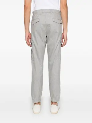 Eleventy Tapered Cargo Trousers - Grey