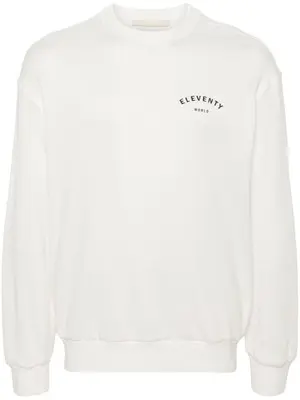 Eleventy Logo-print Sweatshirt