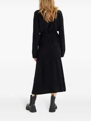 Chinti & Parker High-waisted Midi Skirt - Black