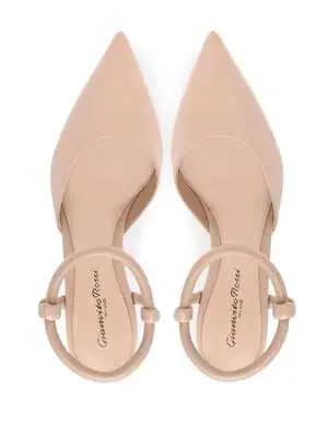 GIANVITO ROSSI 70mm Juno D'orsay Pumps - Neutrals
